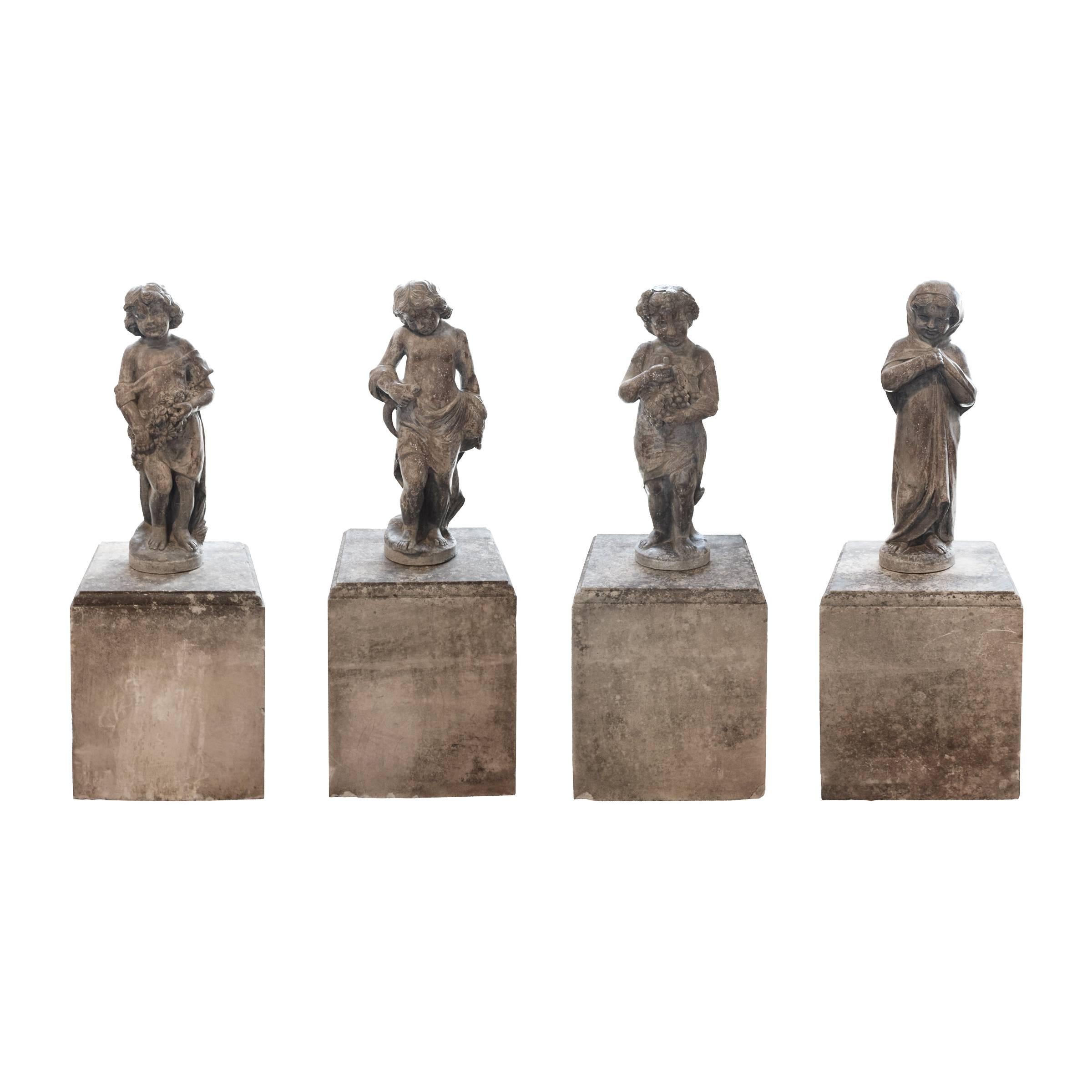 Four Seasons Statues at 1stDibs