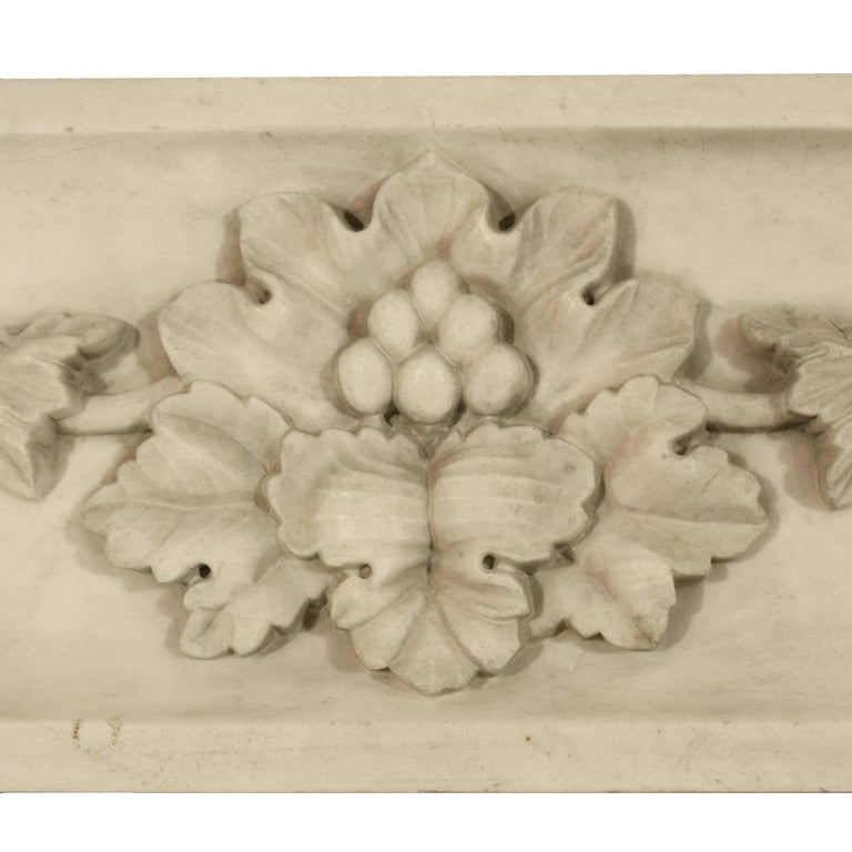 French Carved Marble Frieze at 1stDibs
