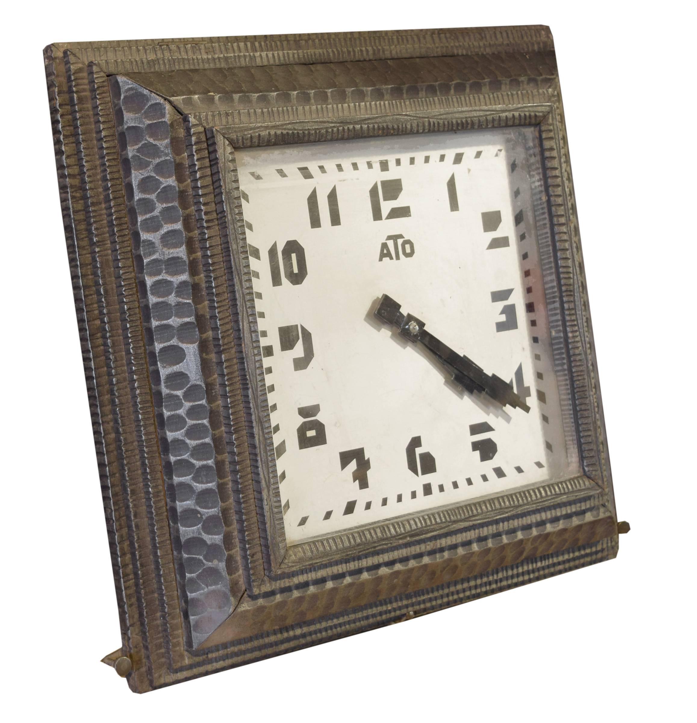 Faux Fer Forge ATO Clock at 1stDibs