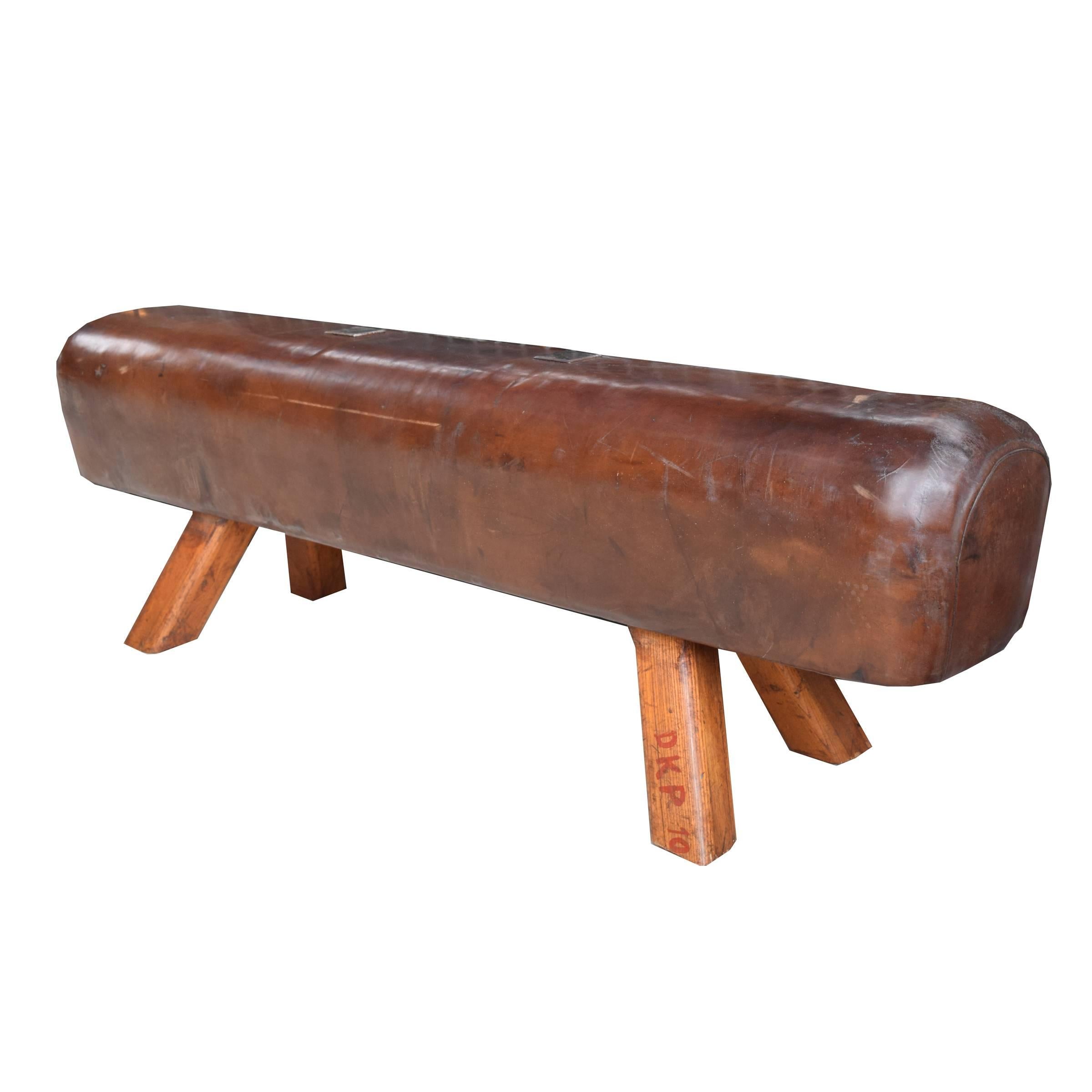 Leather Pommel Horse Bench at 1stDibs