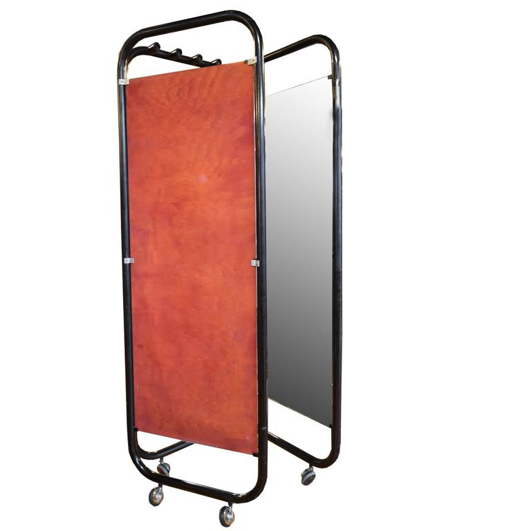 Light-Up Folding Dressing Mirror at 1stDibs