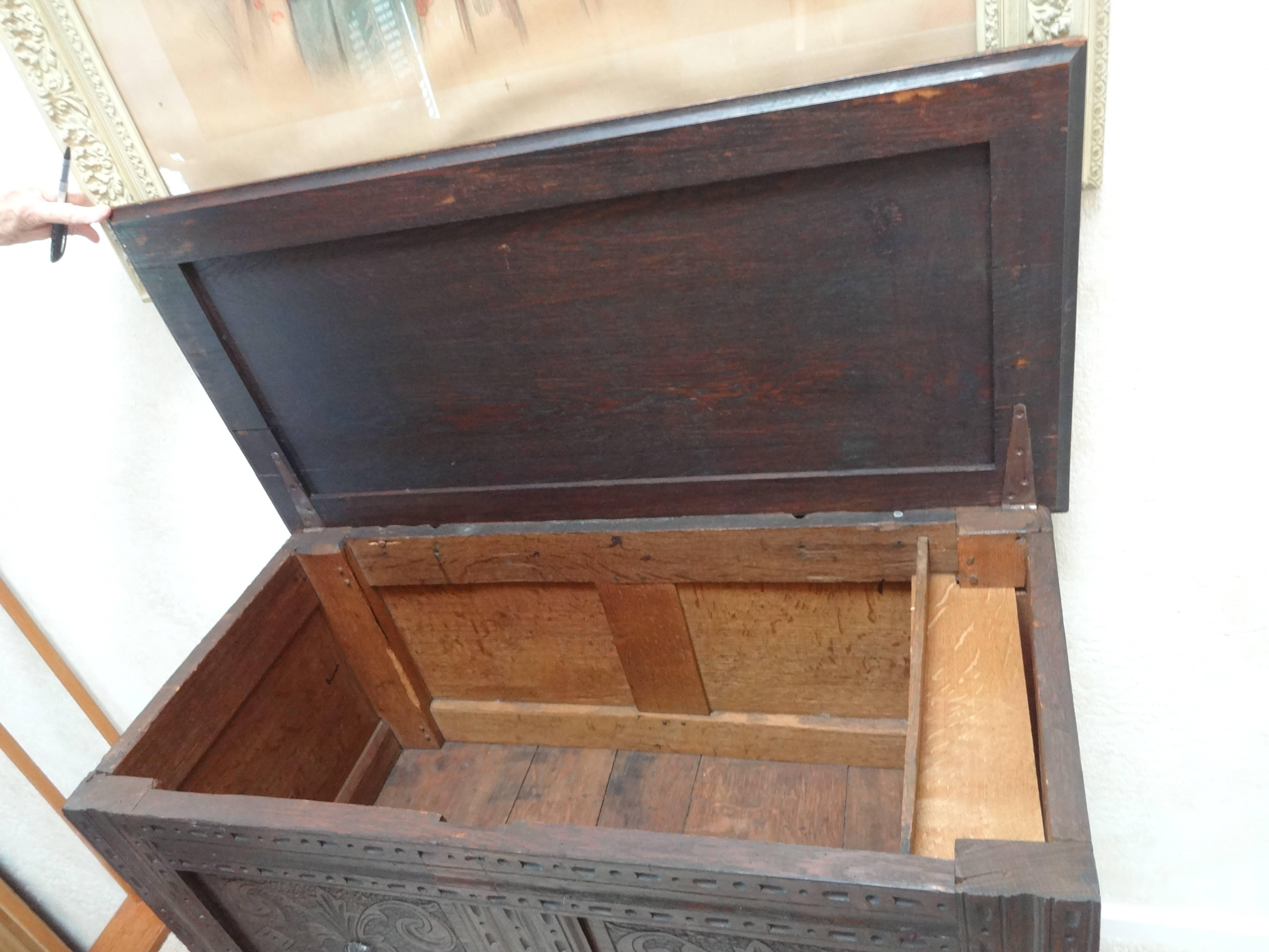 Spanish Colonial Lift Top Chest at 1stDibs