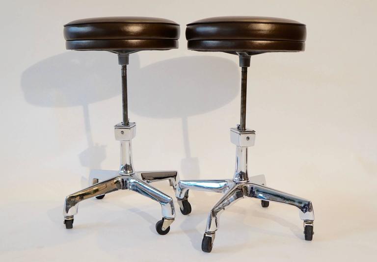 Two Reliance Industrial Stools For Sale at 1stDibs