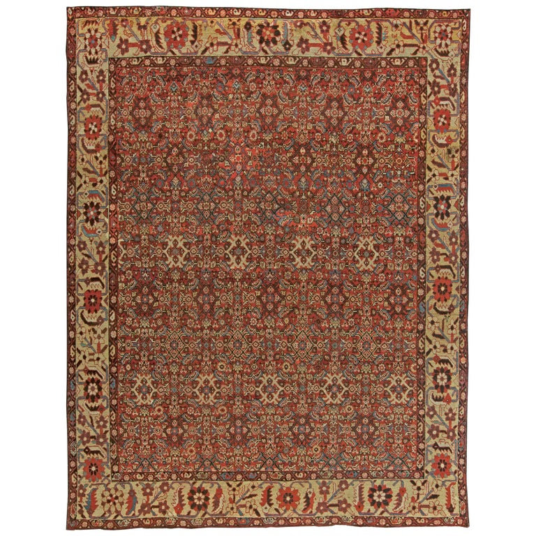 Vintage Persian Sultanabad Rug For Sale at 1stdibs