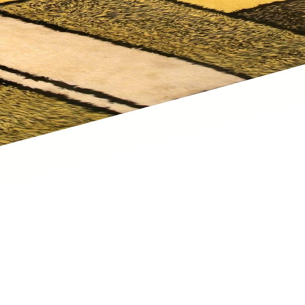 Yellow Vintage Modernist Rug at 1stDibs | yellow vintage rug