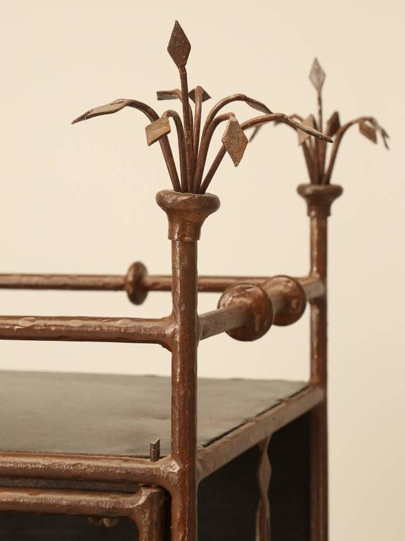 French Metal Bookcase at 1stDibs