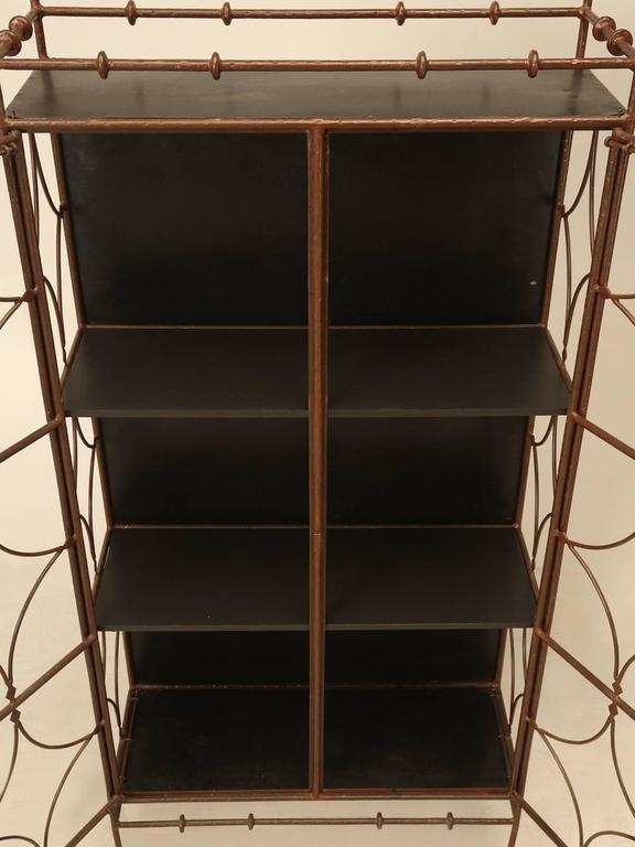 French Metal Bookcase at 1stDibs