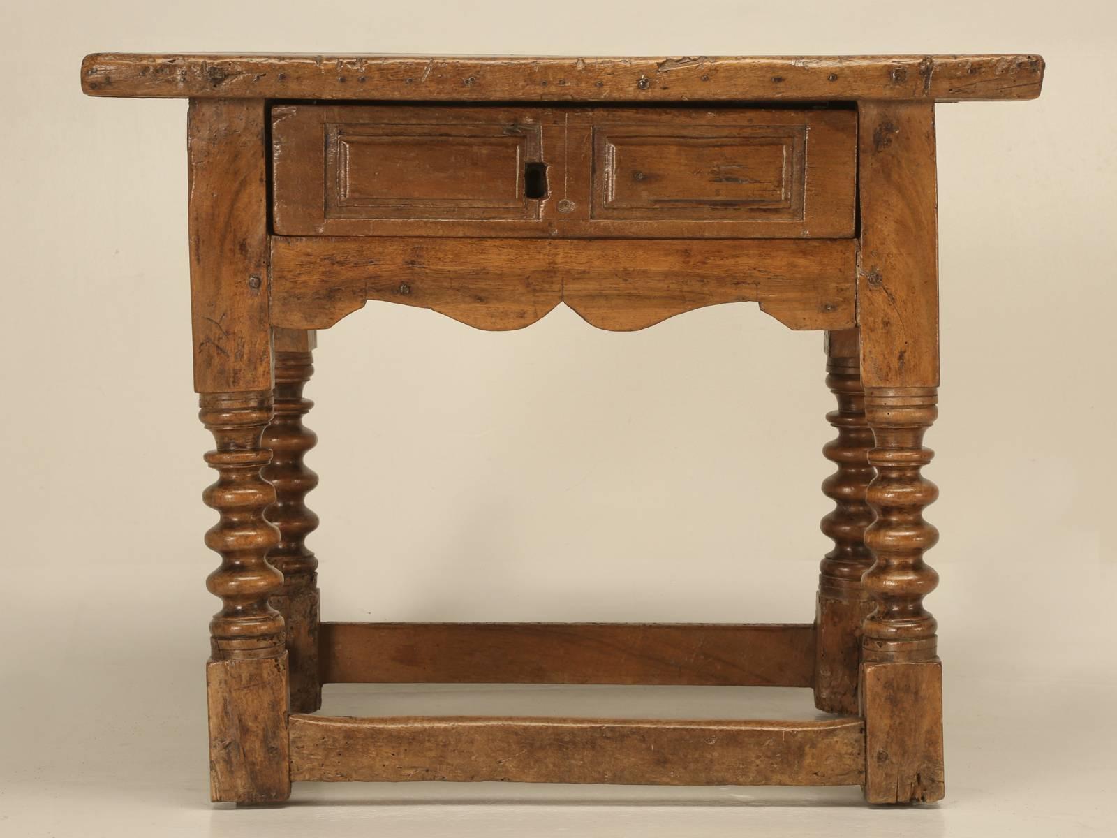 Antique Spanish Walnut End or Side Table at 1stDibs | end table in spanish