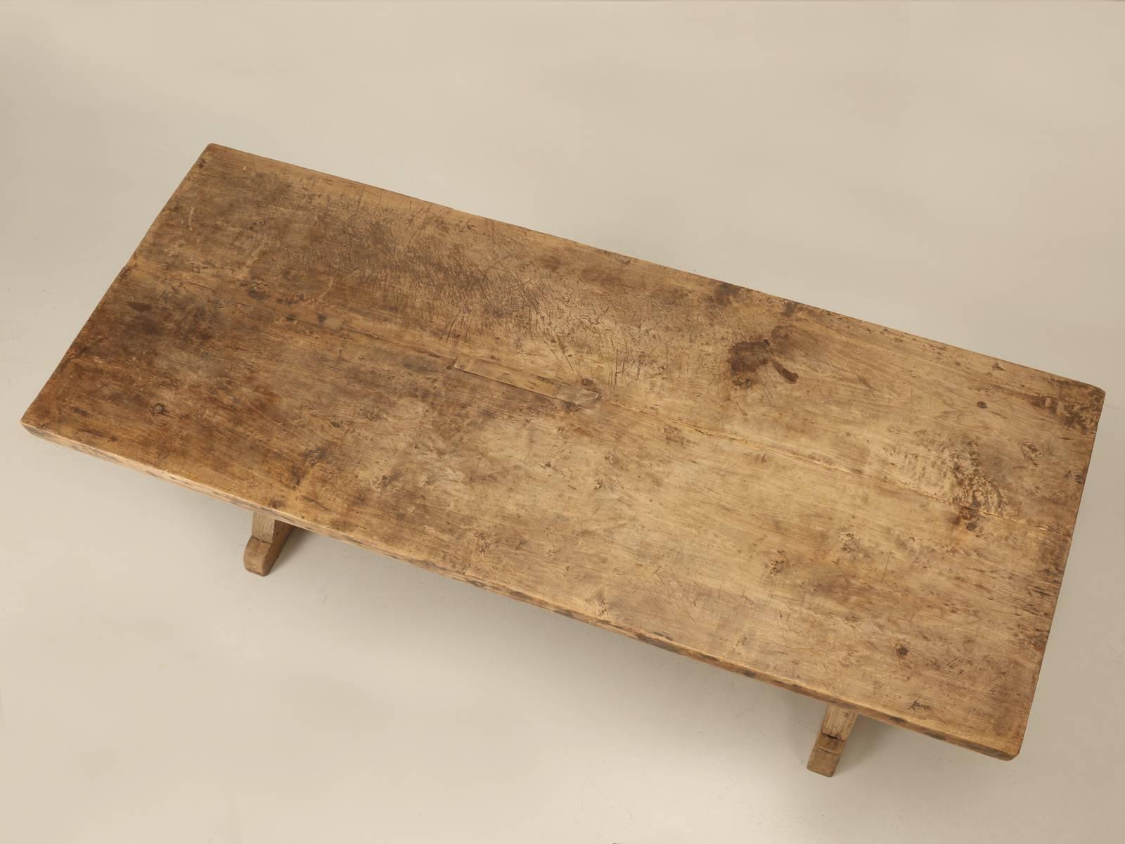 Antique French Farm Table, Unrestored at 1stDibs