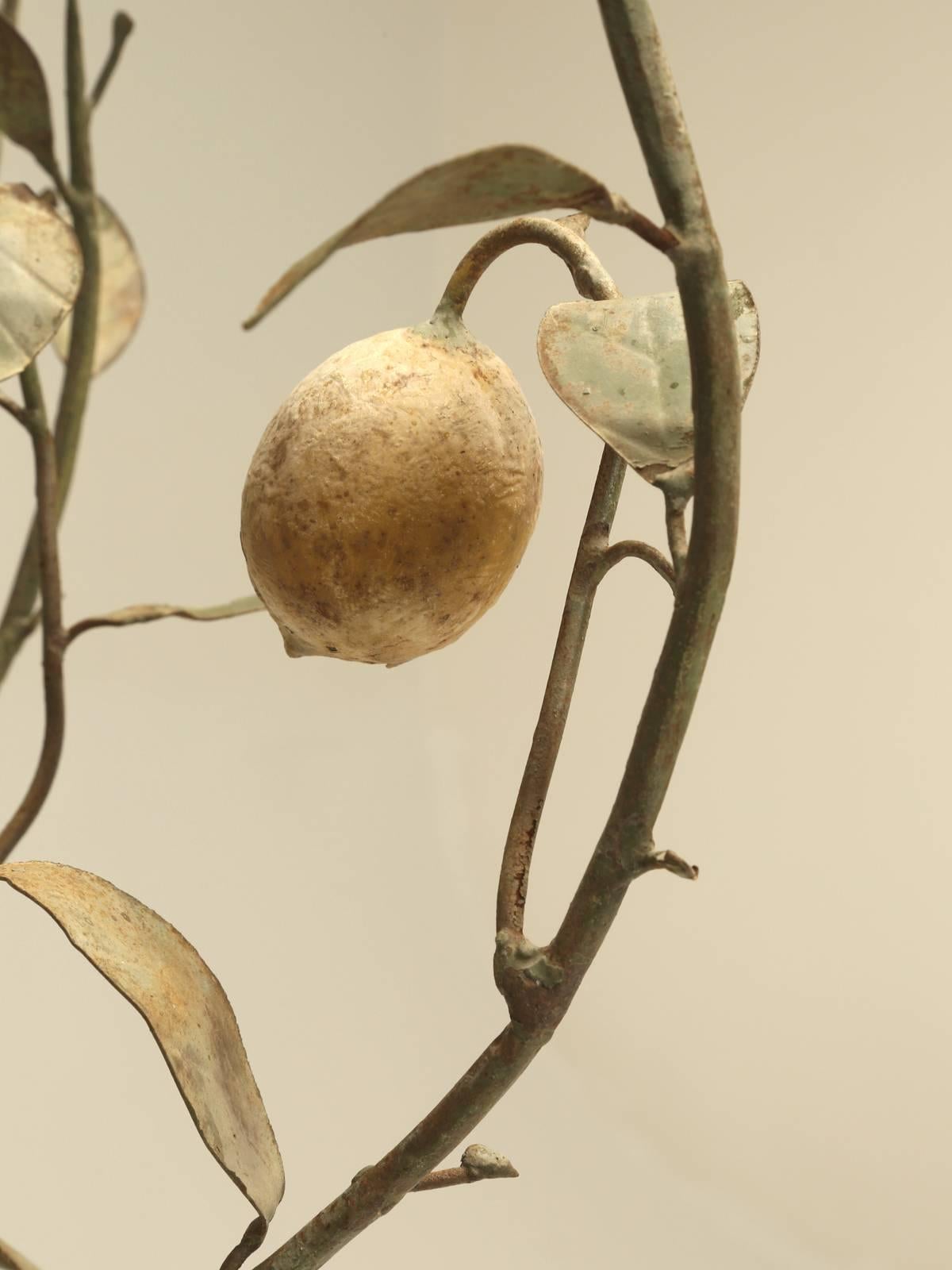 Vintage Metal Lemon Tree at 1stDibs