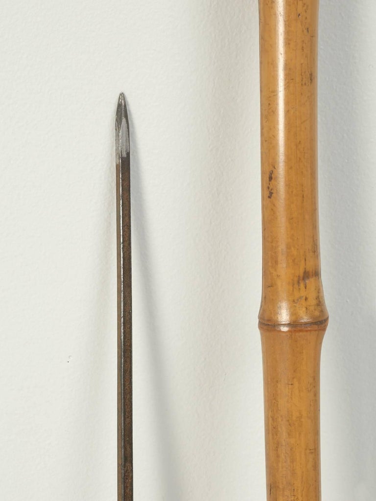 Antique French Bamboo Walking Stick with a Hidden Sword Inside by ...