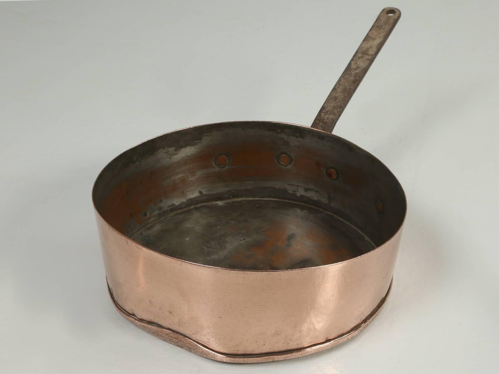 Antique French Copper Pan, Set of Five, circa 1800s at 1stDibs