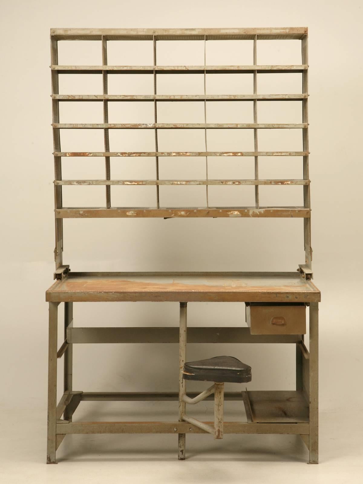 French Industrial Desk at 1stDibs