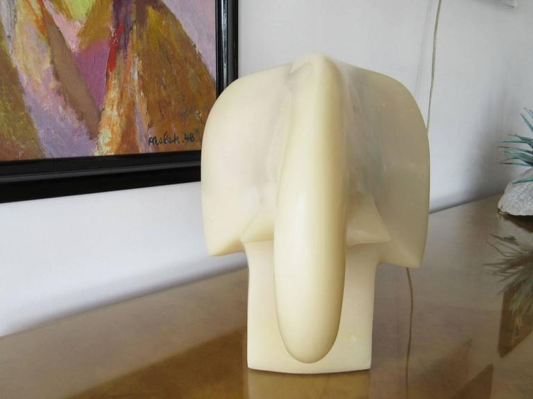Vintage Resin Elephant Signed, "Kuki" by Japanese Artist Masatoyo Kishi ...