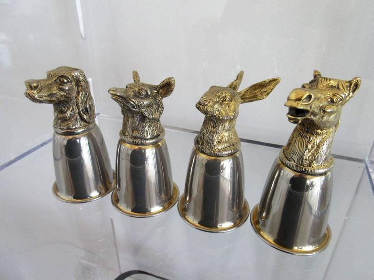 Set of Four Gucci Stirrup Cups Signed at 1stDibs