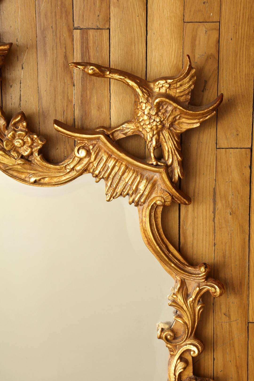 George III Style Giltwood Looking Glass at 1stDibs