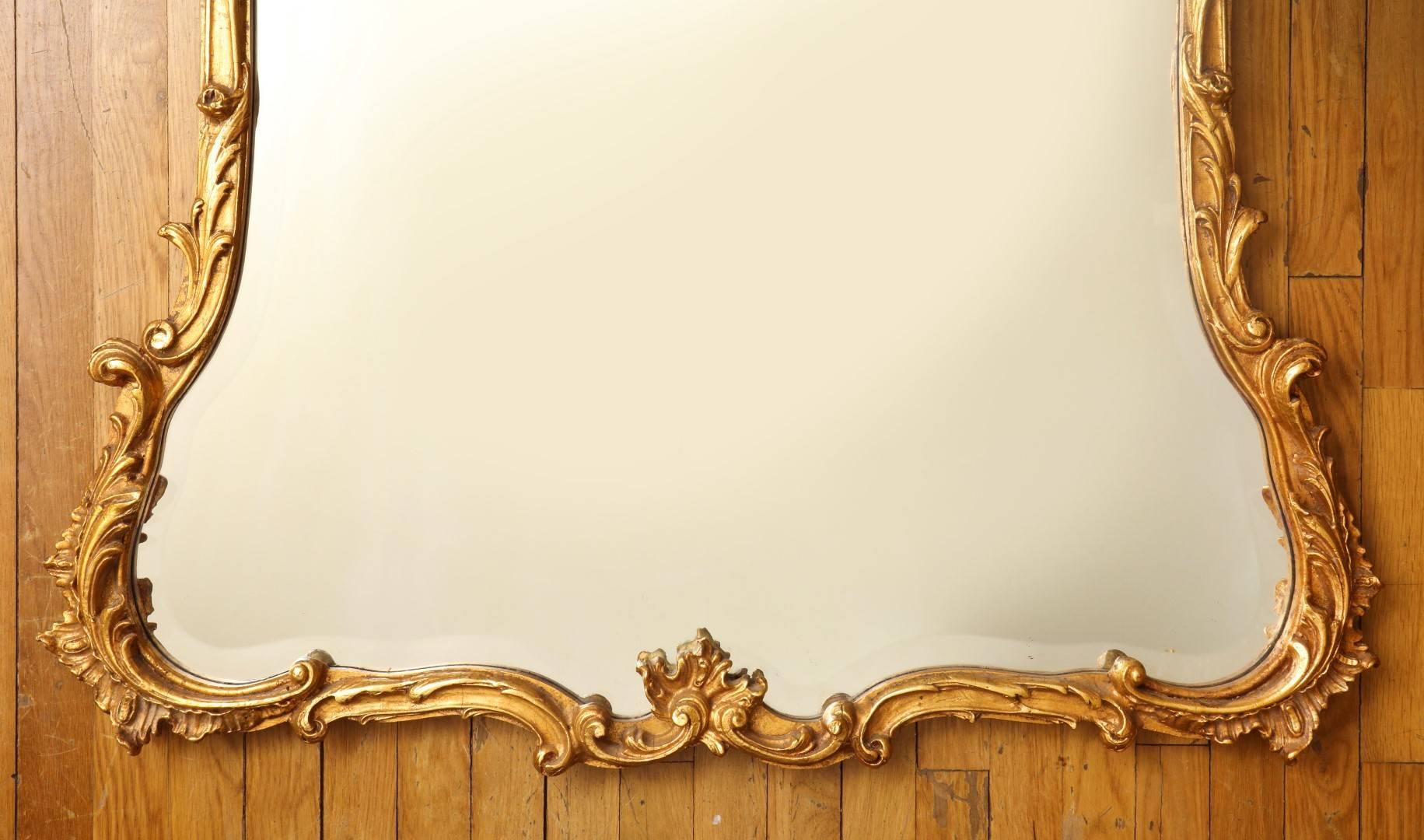 George III Style Giltwood Looking Glass at 1stDibs