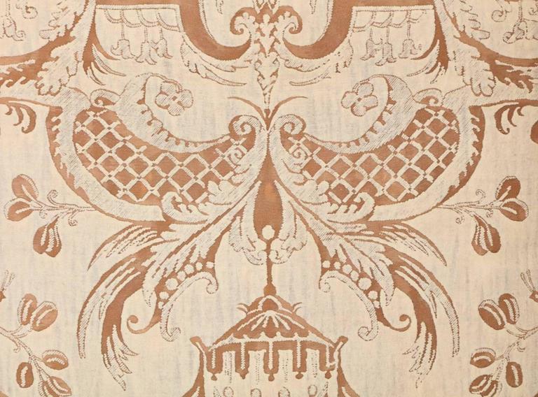 Set of Three Fortuny Fabric Cushions in the Mazzarino Pattern at 1stDibs