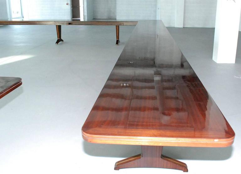 Spectacular Italian Conference Table Attributed Guglielmo Ulrich at 1stDibs