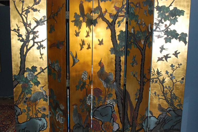 Six-Panel Folding Coromandel Screen at 1stDibs | coromandel screen for ...