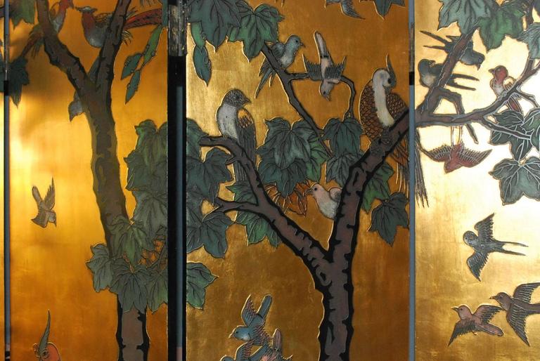 Six-Panel Folding Coromandel Screen at 1stDibs | coromandel screen for ...