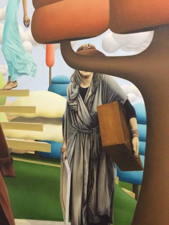 Mysterious Painting by Michel Pellus at 1stDibs | michel pellus artist ...