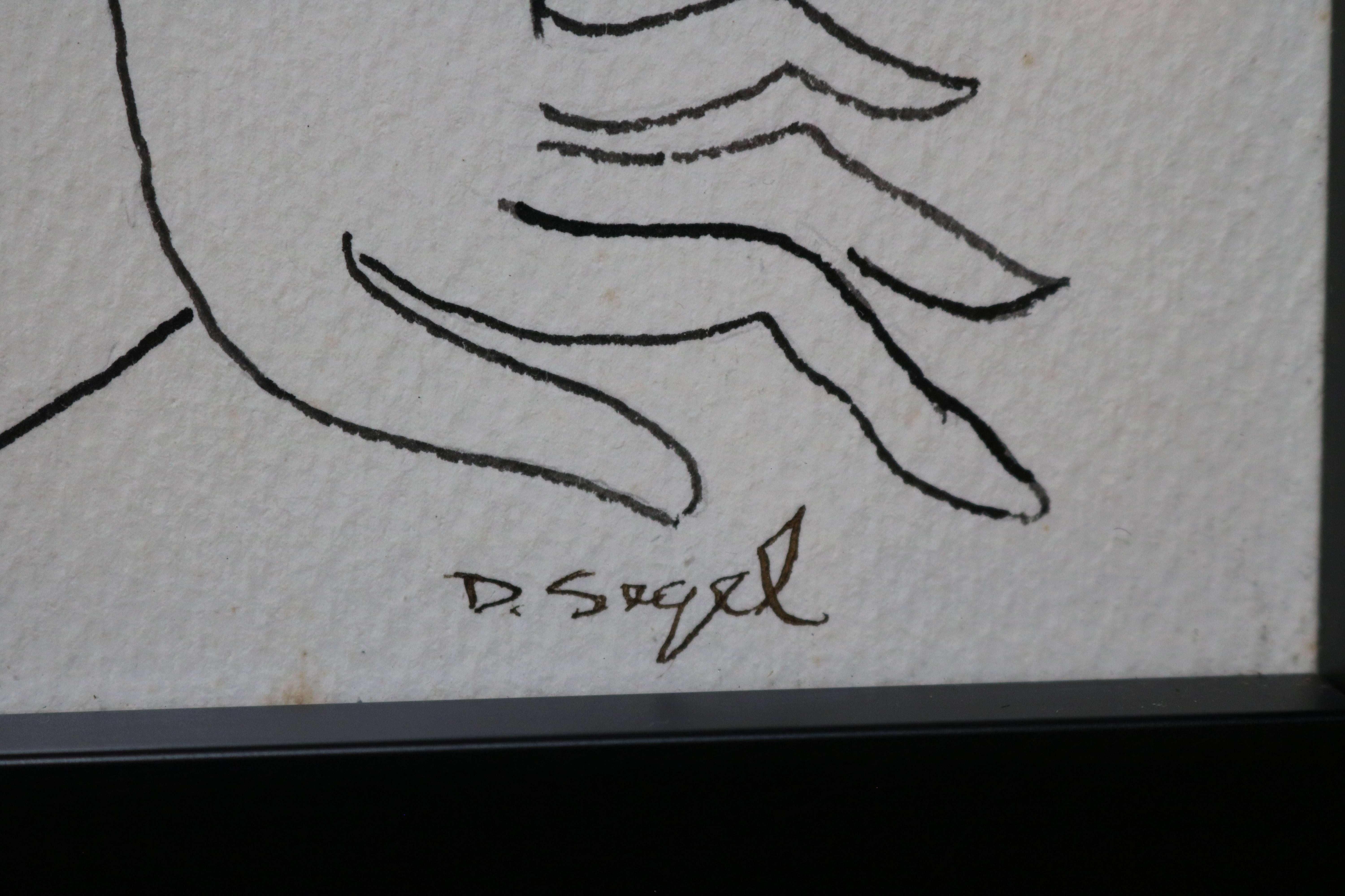 David Segel Pen and Ink Drawing at 1stDibs