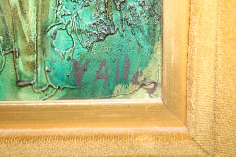 Colorful Oil Painting on Board by Viola M. Allen at 1stdibs