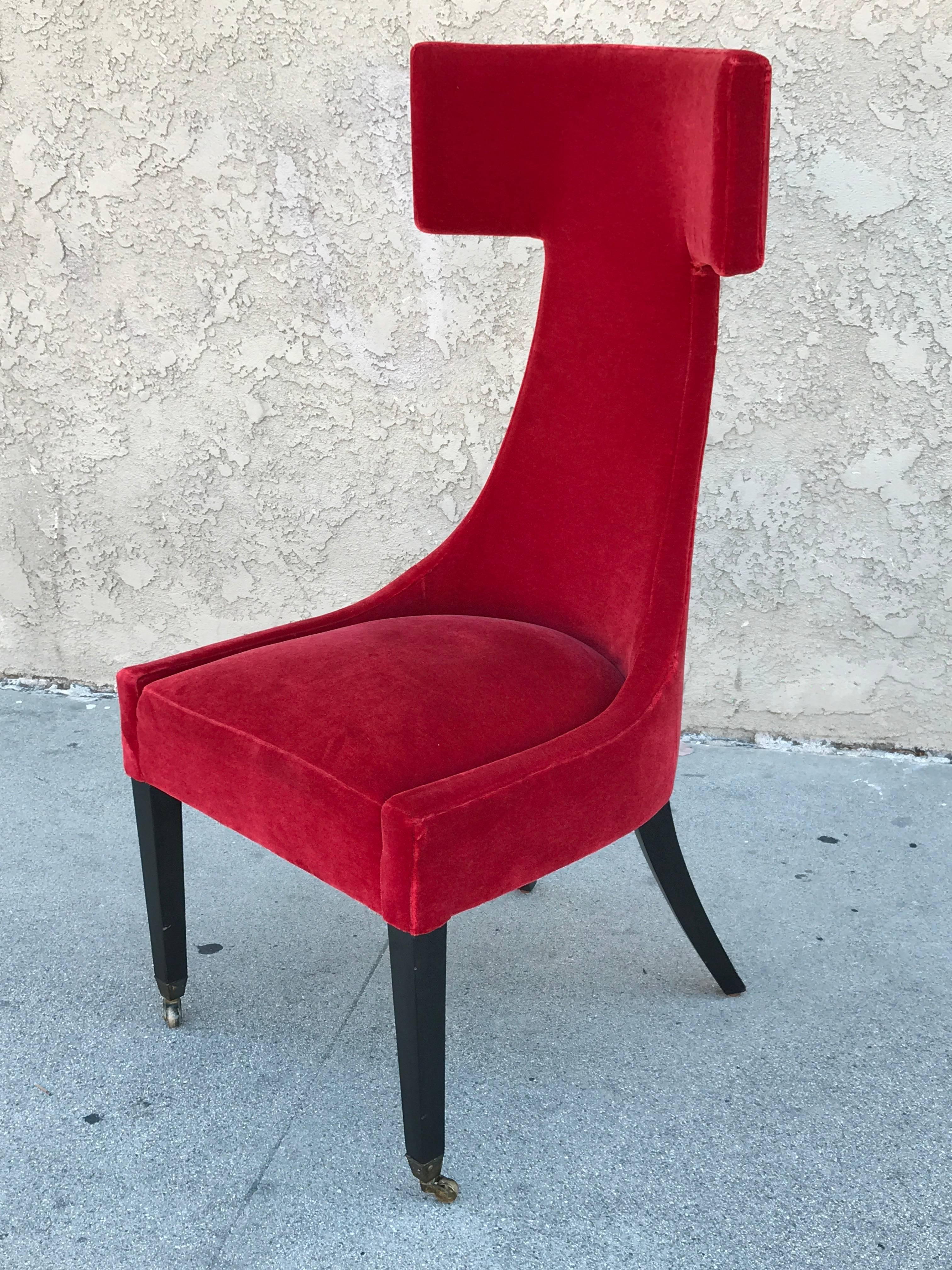Outstanding Pair of Architectural 1980s Chairs at 1stDibs