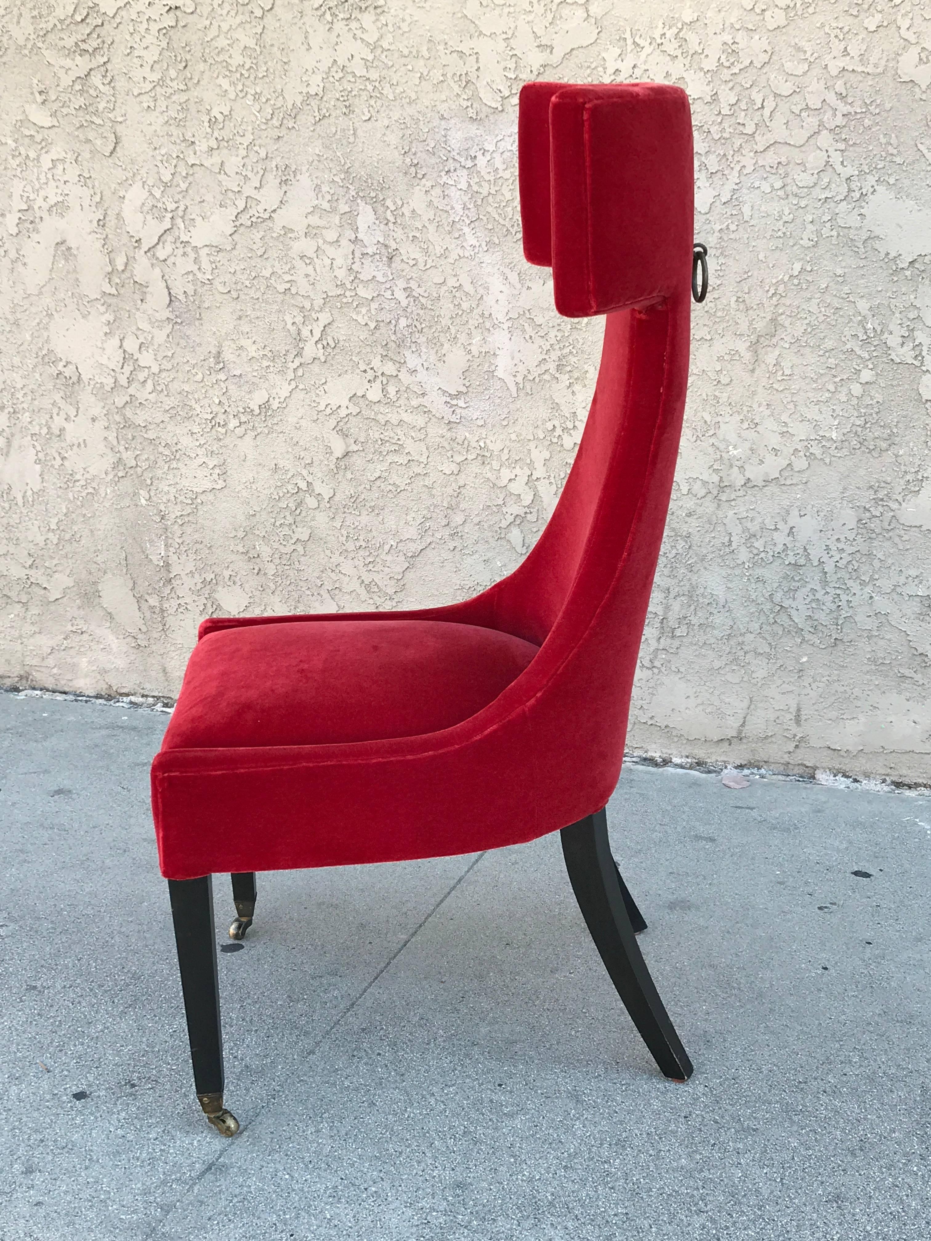 Outstanding Pair of Architectural 1980s Chairs at 1stDibs