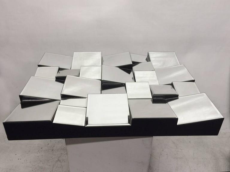 Rare Geometric Mirror by Neal Small at 1stDibs