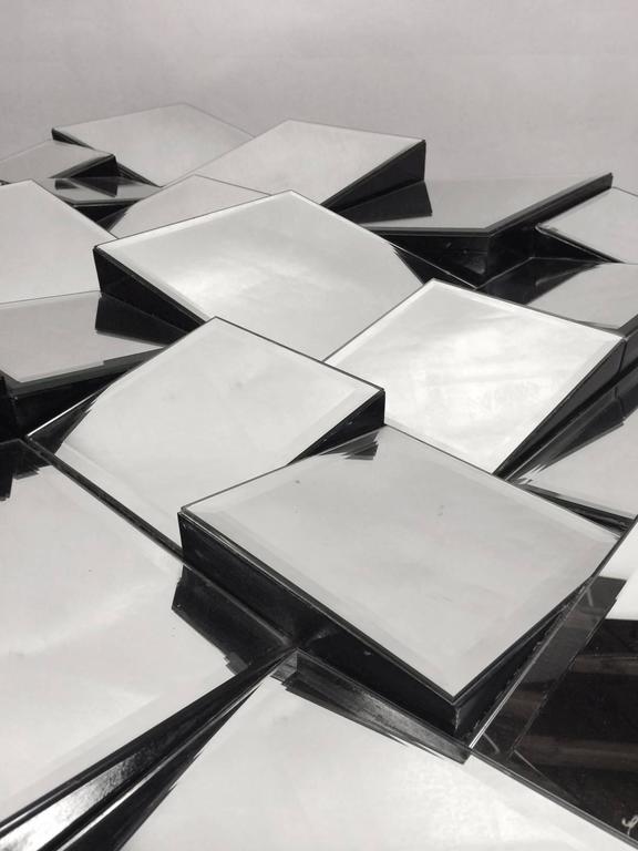 Rare Geometric Mirror by Neal Small at 1stDibs