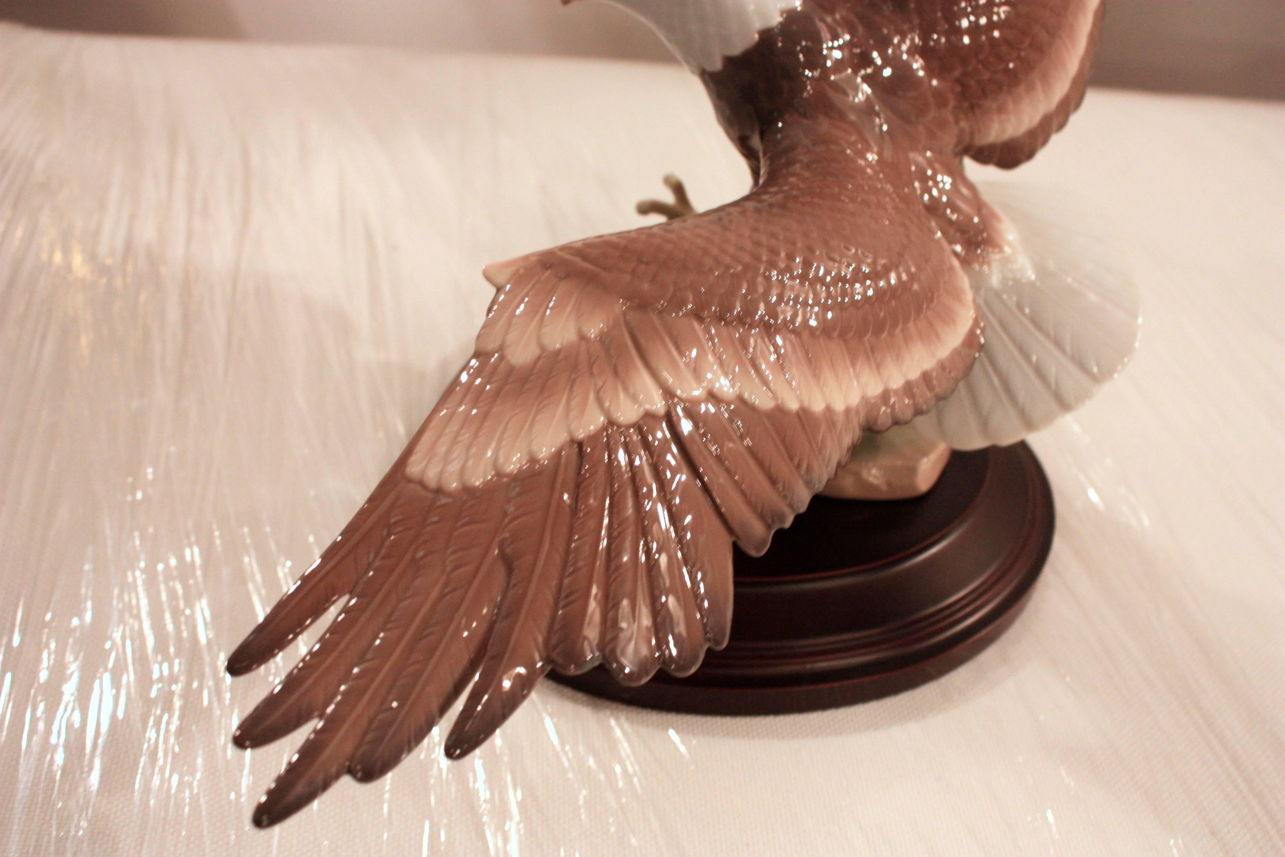 Lladro Porcelain Eagle with Original Stand For Sale at 1stDibs | lladro ...