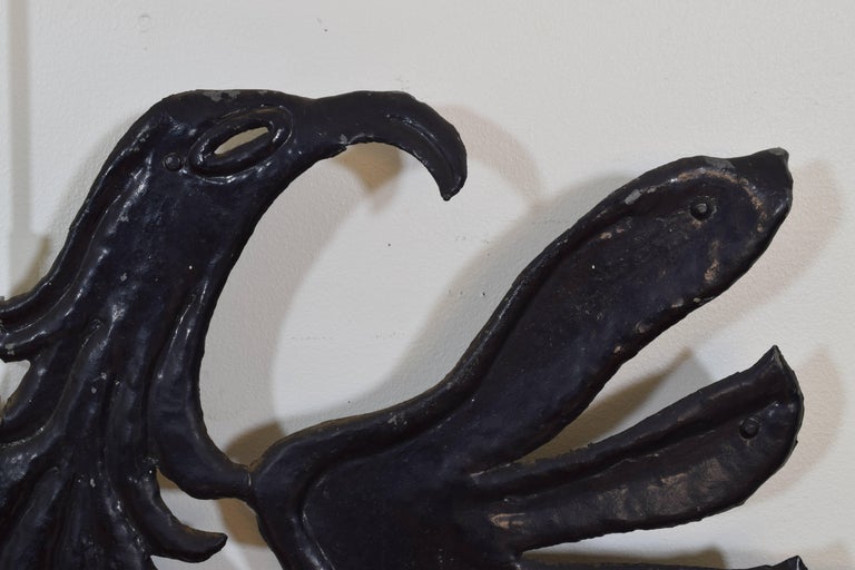 Spanish Double-Headed Eagle Insignia Iron Hat Rack at 1stDibs