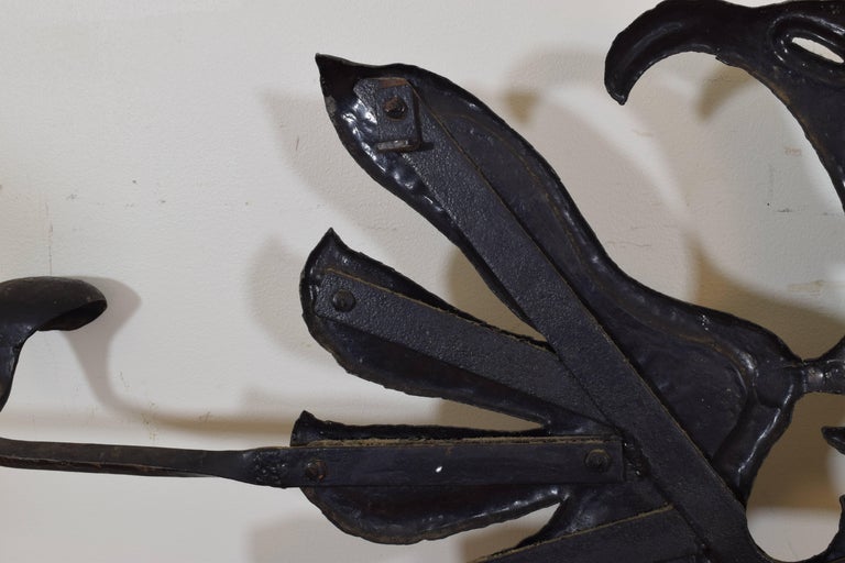 Spanish Double-Headed Eagle Insignia Iron Hat Rack at 1stDibs