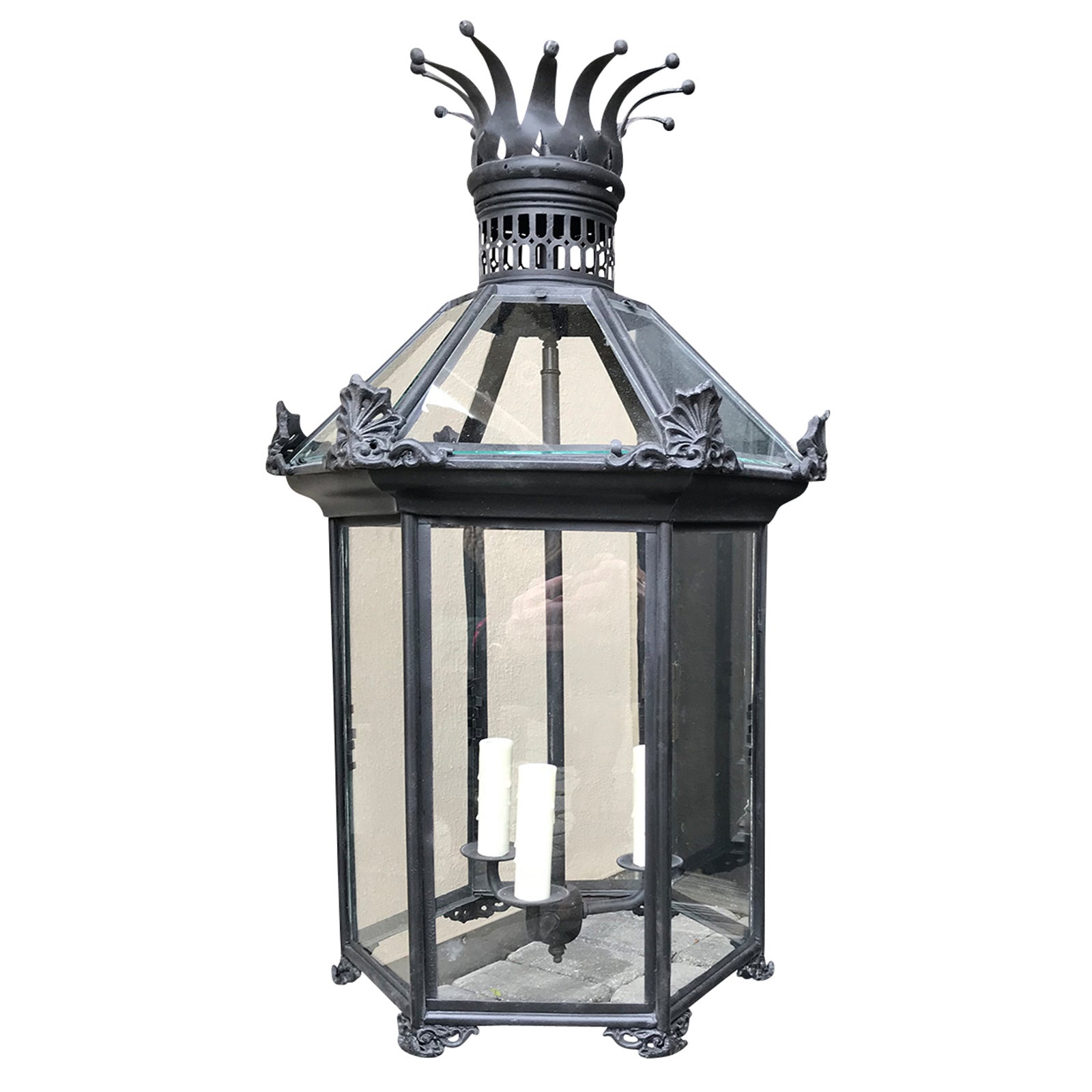 20th Century French Lantern Made of 18th and 19th Century Elements at ...