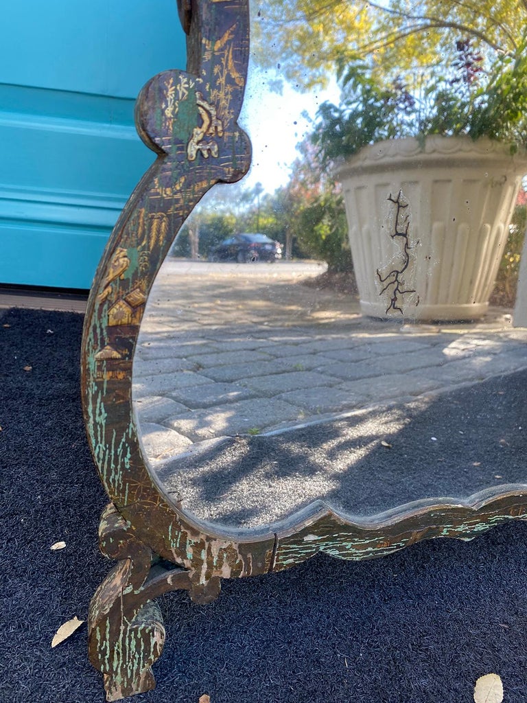 18th Century English Chinoiserie Dressing Table Mirror at 1stDibs