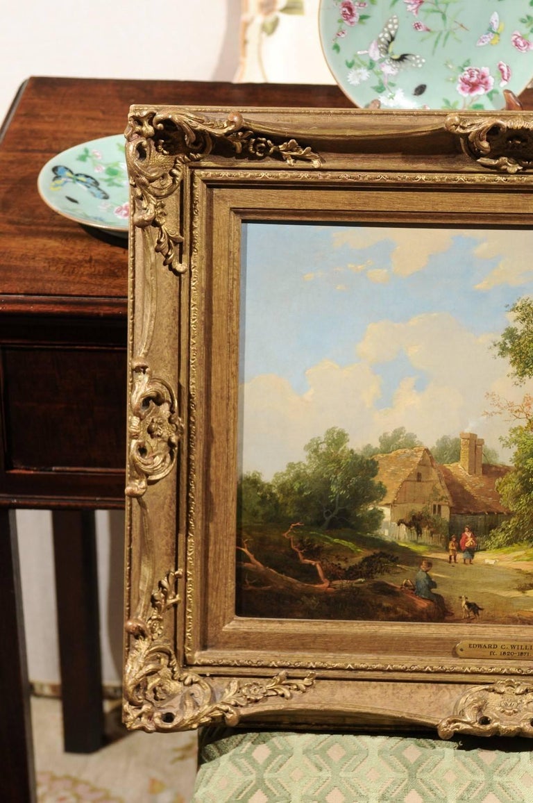 19th Century Landscape Oil Painting by Edward C. Williams at 1stDibs