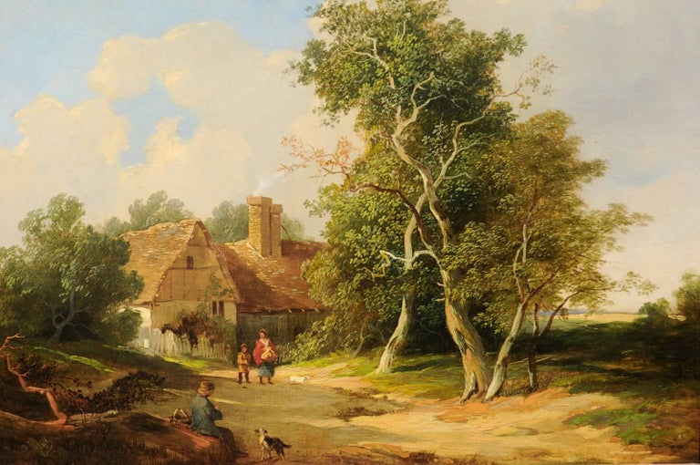 19th Century Landscape Oil Painting by Edward C. Williams at 1stDibs