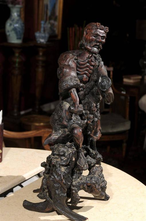 Antique Chinese Root Carving For Sale at 1stDibs