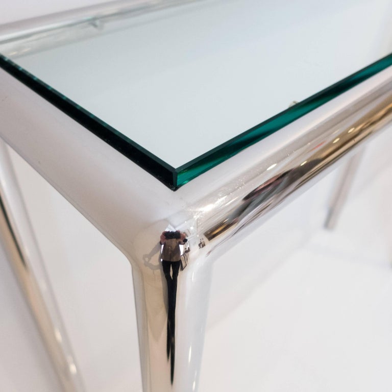 Tubular Steel Console Table at 1stDibs