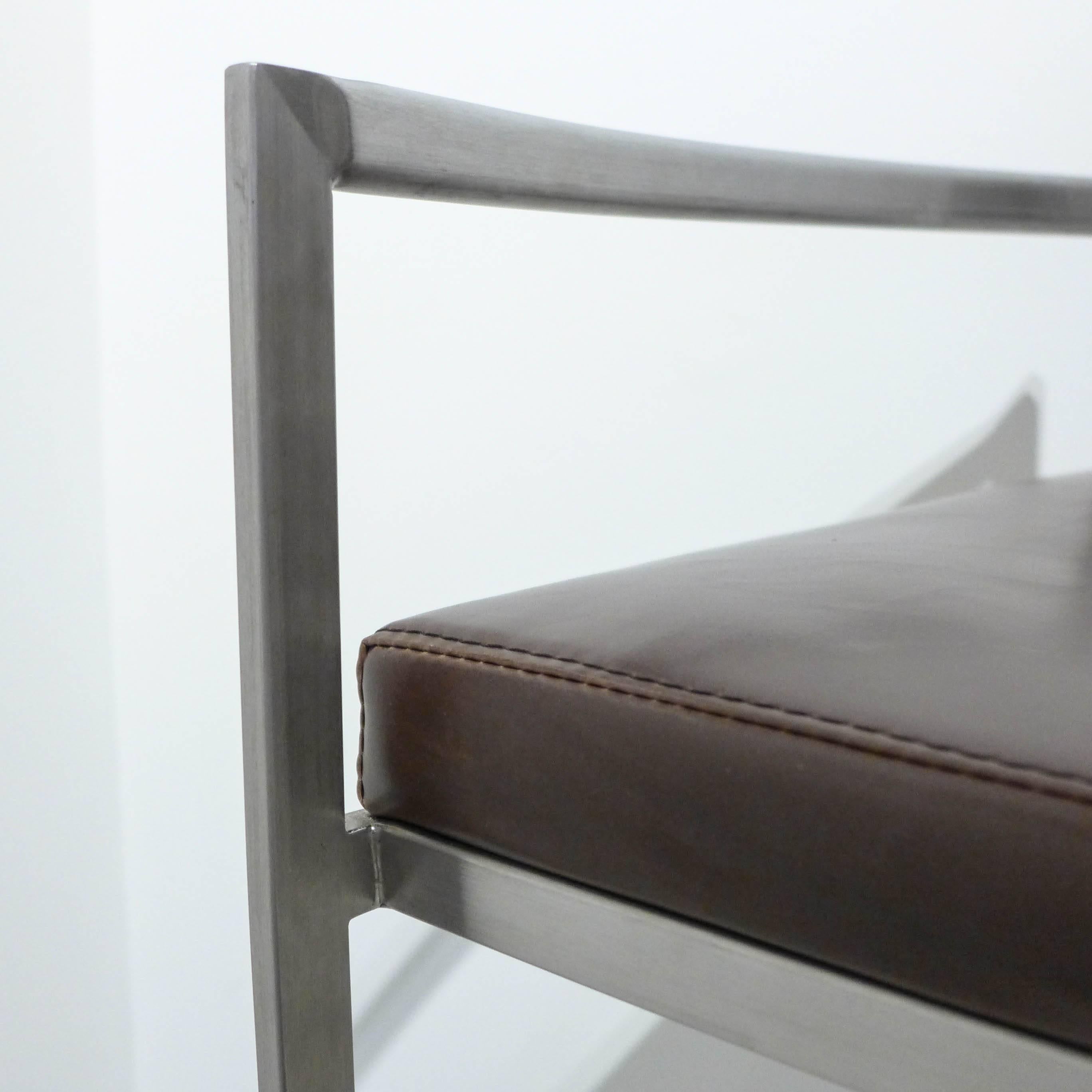 Pair of Bar Stools by Enzo Berti at 1stDibs