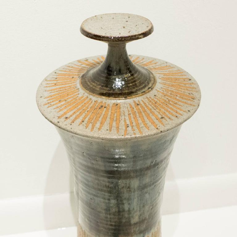 Tall Lidded Vessel by Gerry Williams at 1stDibs