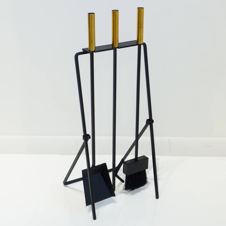 Gene Tepper Fireplace Set at 1stDibs