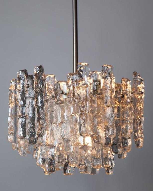 Kalmar Glass Chandelier For Sale at 1stDibs