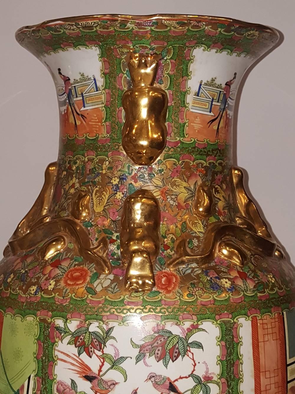 Pair of Large Chinese Vases For Sale at 1stDibs | large chinese vase ...