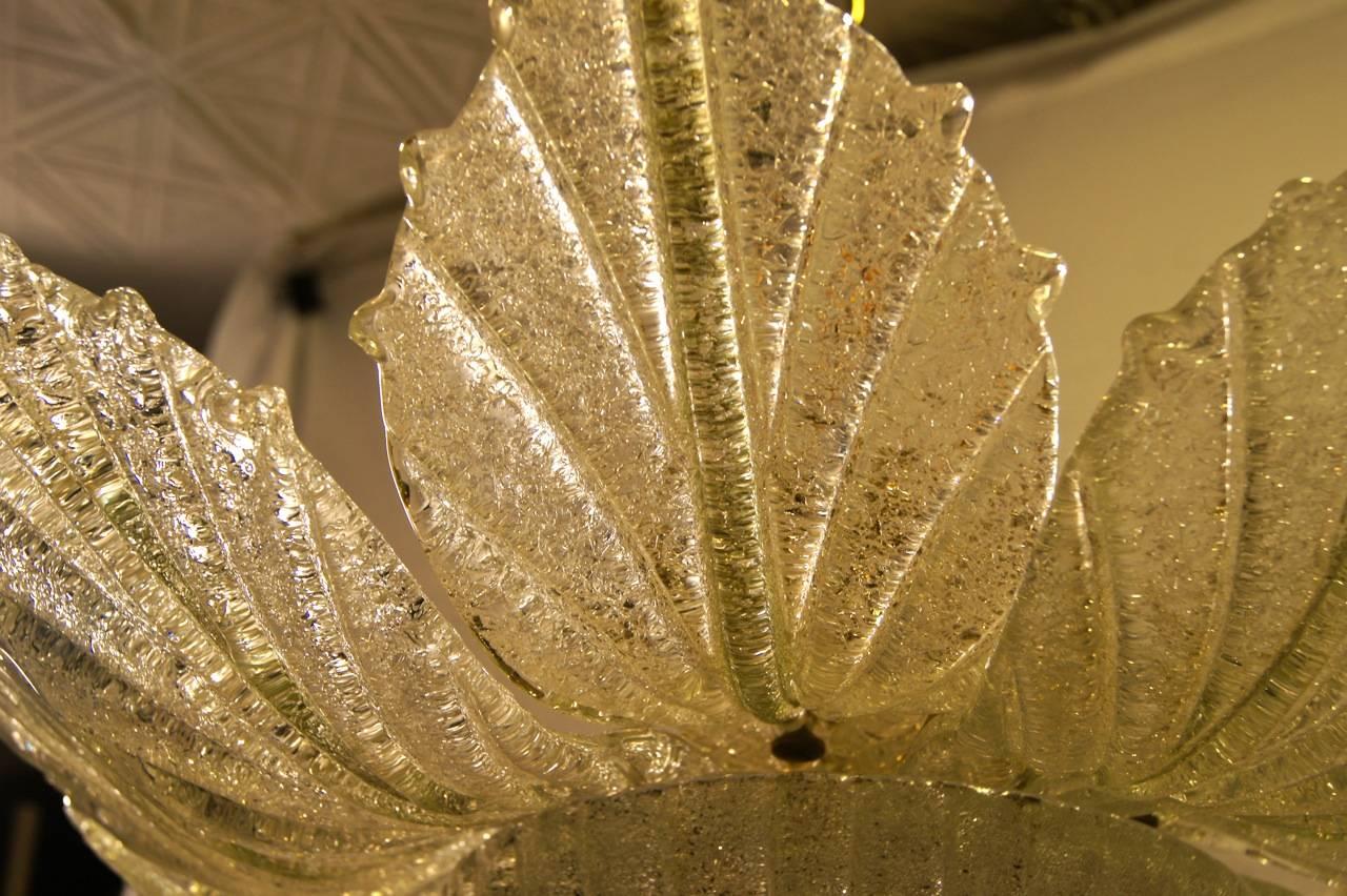 Pair of Midcentury Glass Flower Light Fixtures, Sold Individually at ...