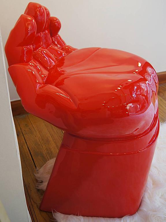 Set of Resin Cast Hand Chairs, Sold Individually For Sale at 1stDibs