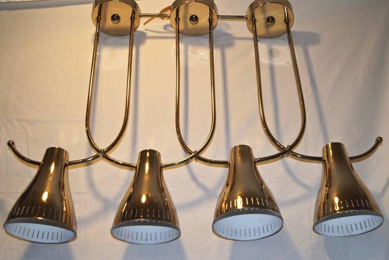Moderne Horizontal Ceiling Fixture For Sale at 1stDibs