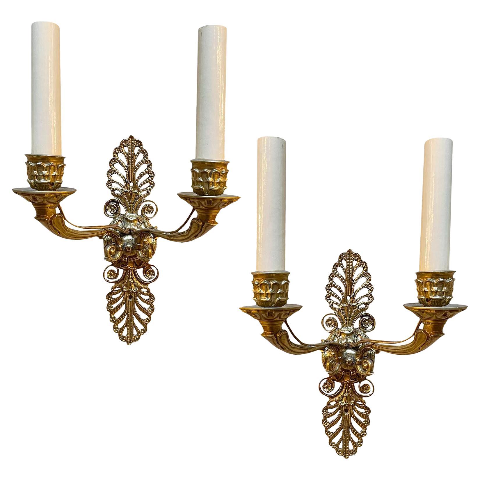 Single Empire Style Sconce For Sale at 1stDibs